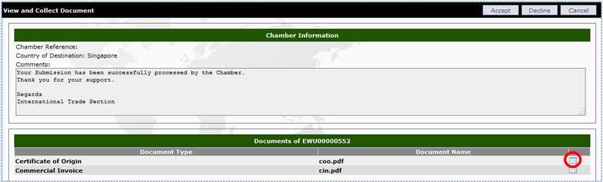 Approved Documents - eCertify Help