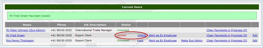 Users - eCertify Help